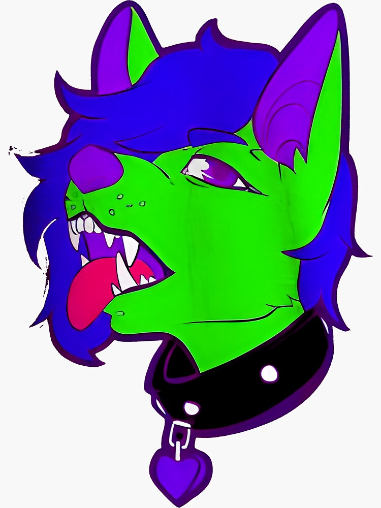 "furry maw anime" Sticker for Sale by LiloSchulze | Redbubble