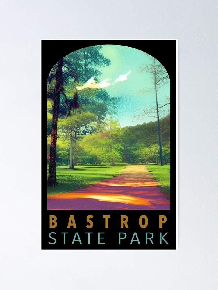"Bastrop State Park Texas" Poster for Sale by CattlettArt | Redbubble