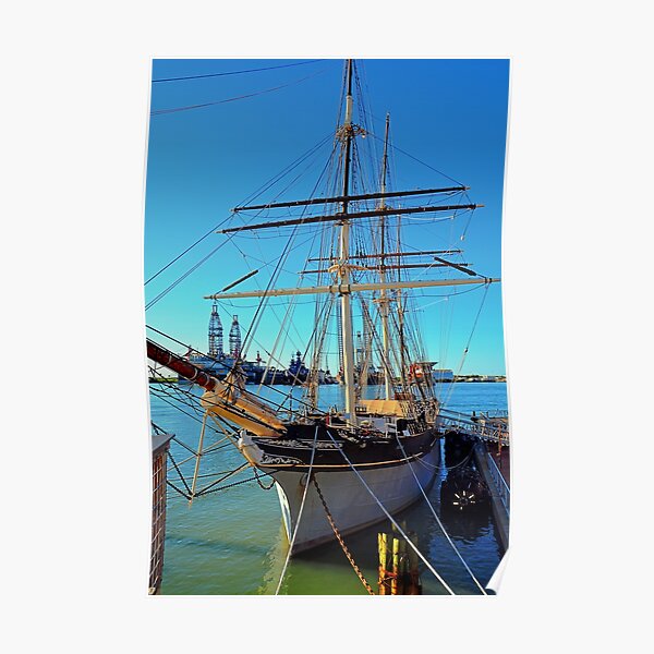 "Elissa Tall Ship" Poster for Sale by venny | Redbubble