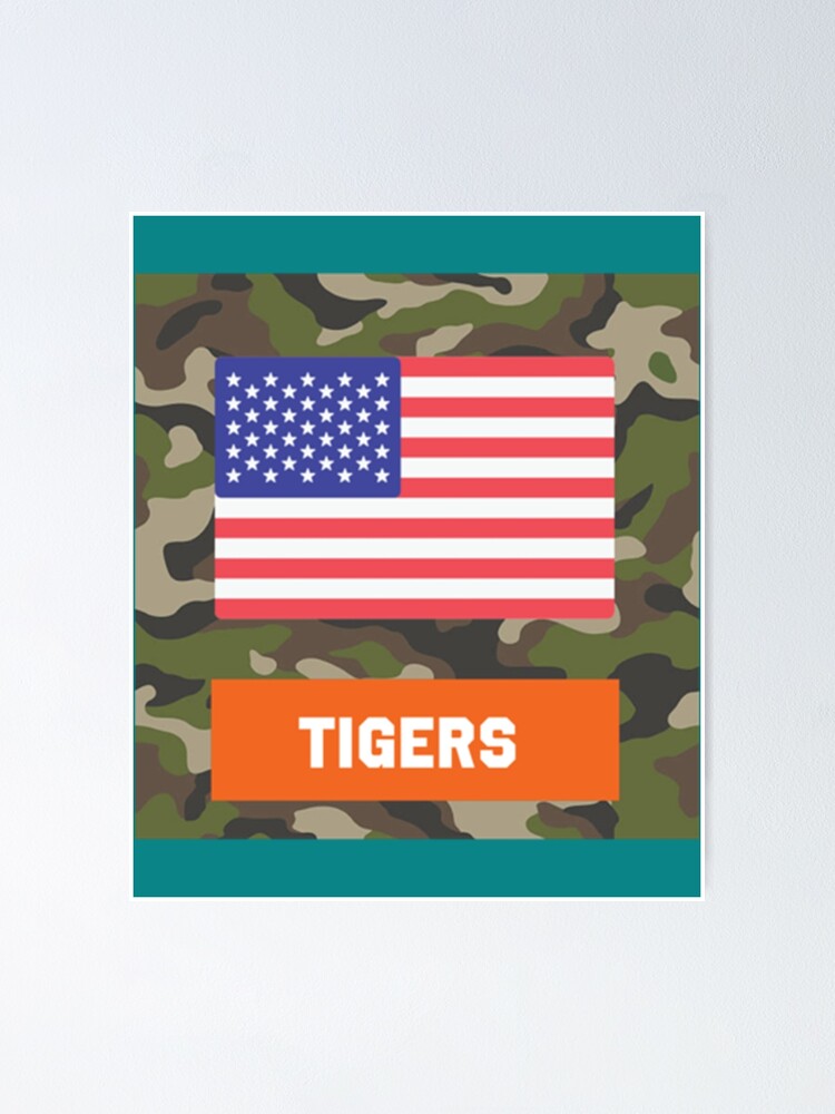 "Tigers Square Logo " Poster for Sale by OrlandoPolke | Redbubble