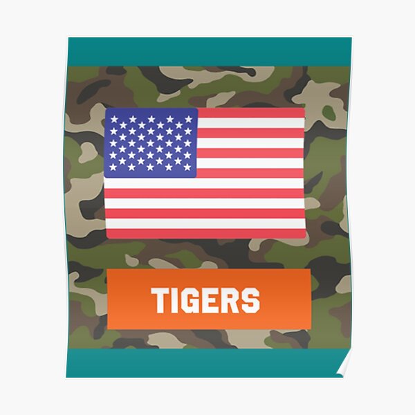 "Tigers Square Logo " Poster for Sale by OrlandoPolke | Redbubble