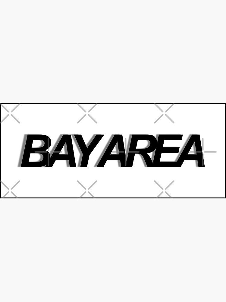 "Bay Area" Sticker by Johzhn | Redbubble
