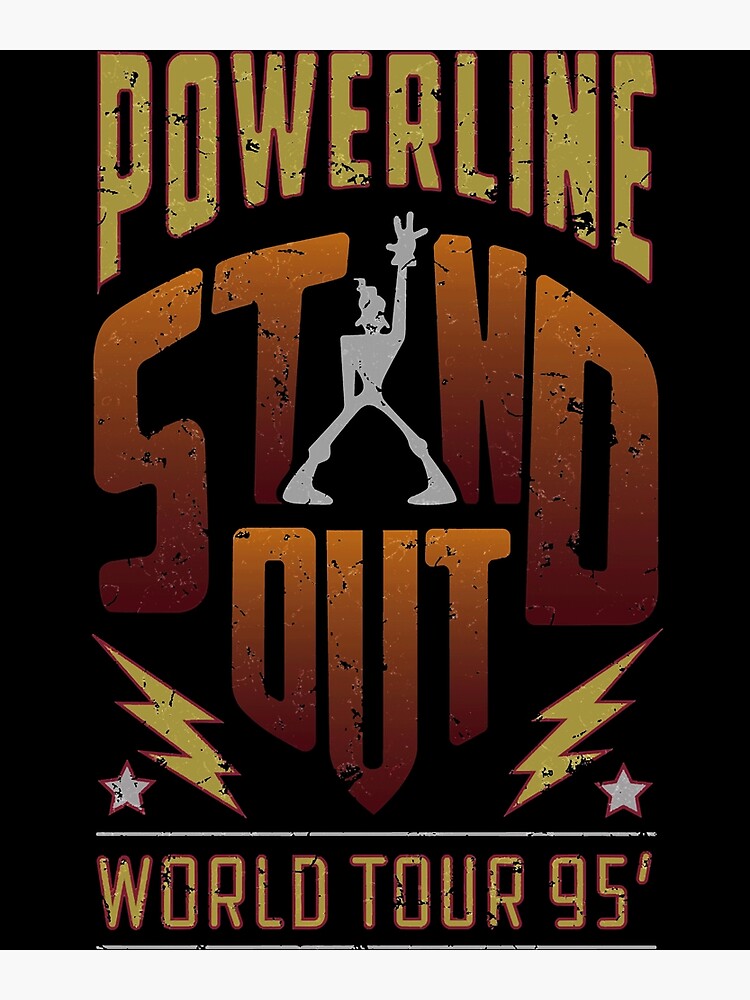 "Powerline" Poster for Sale by RandallReitz | Redbubble