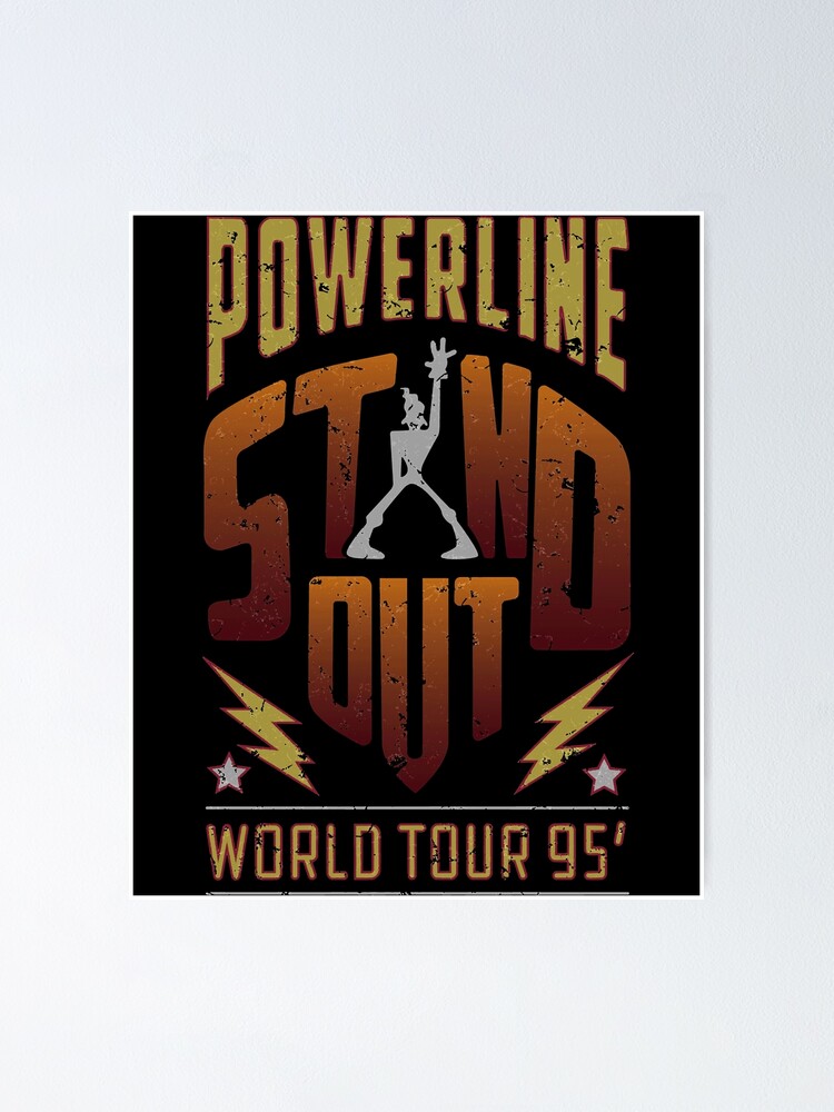 "Powerline" Poster for Sale by RandallReitz | Redbubble