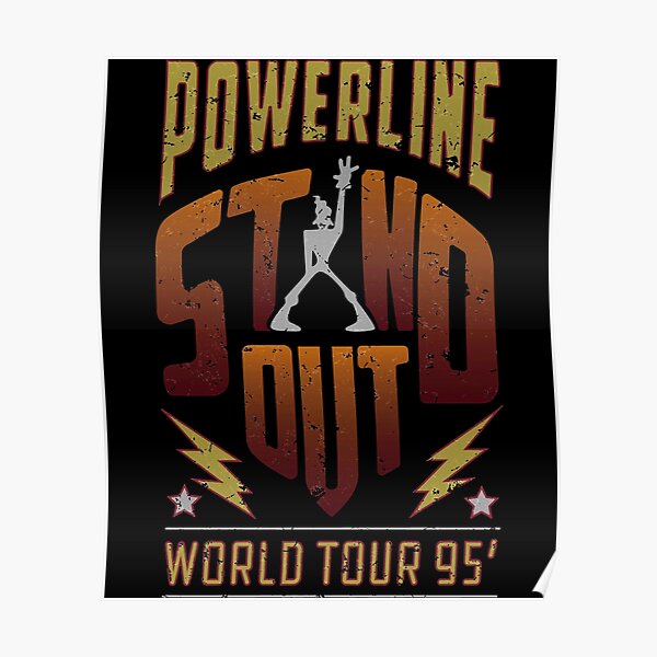 "Powerline" Poster for Sale by RandallReitz | Redbubble