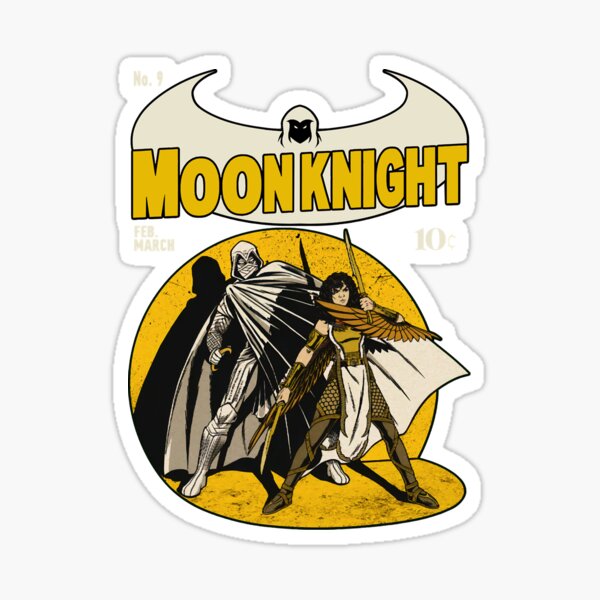 "Moon Knight" Sticker for Sale by SoniacKenzie | Redbubble