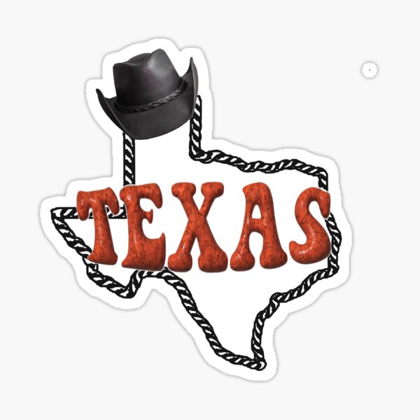" Texas State ,Texas Map , Texas Howdy,Texas vacation " Sticker for ...