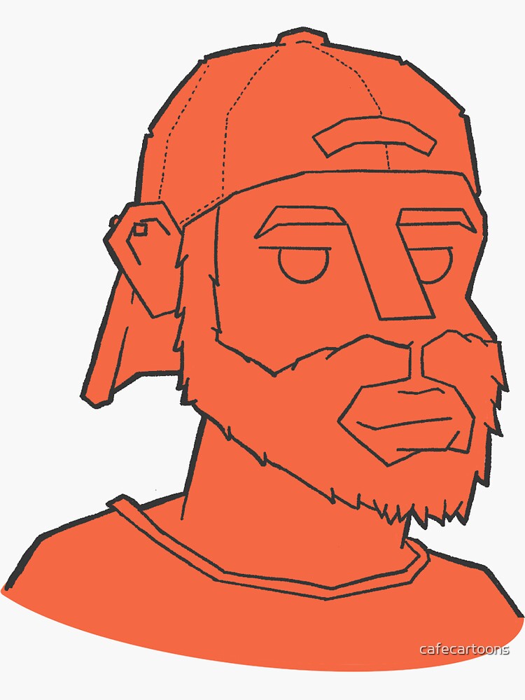 "Gus" Sticker for Sale by cafecartoons | Redbubble