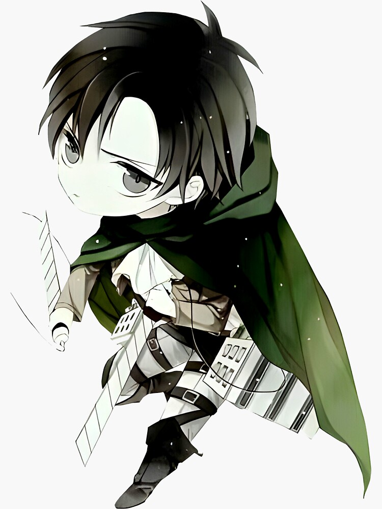 "Levi animation" Sticker for Sale by EckhardtRupp | Redbubble