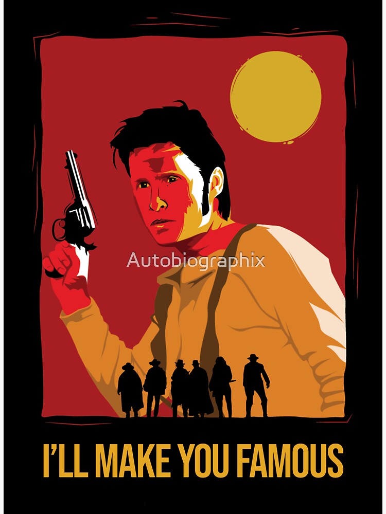 "I'll Make You Famous" Sticker for Sale by Autobiographix | Redbubble