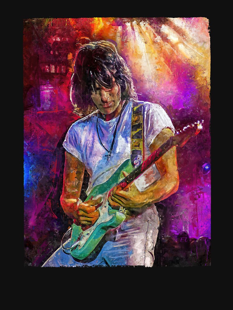 "Jeff Beck Art" T-shirt for Sale by wimes9wnk | Redbubble | jeff beck t ...