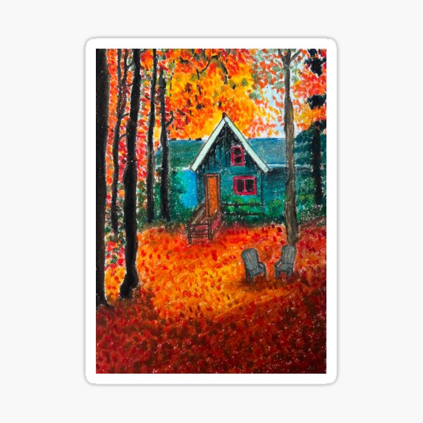 "Cabin style " Sticker for Sale by Puifai2489 | Redbubble