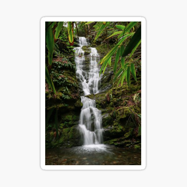 "A Hidden Gem of a Waterfall" Sticker for Sale by Destination-X | Redbubble