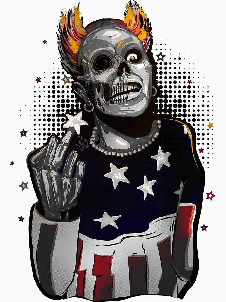 "Keith flint the prodigy band fanart by julia art" Sticker for Sale by ...