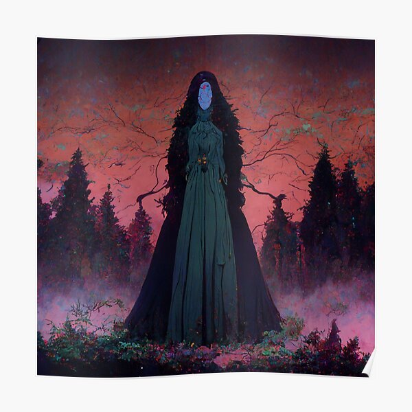 "the Elder sister, the witchy woman in the woods, witchcore, forestcore ...