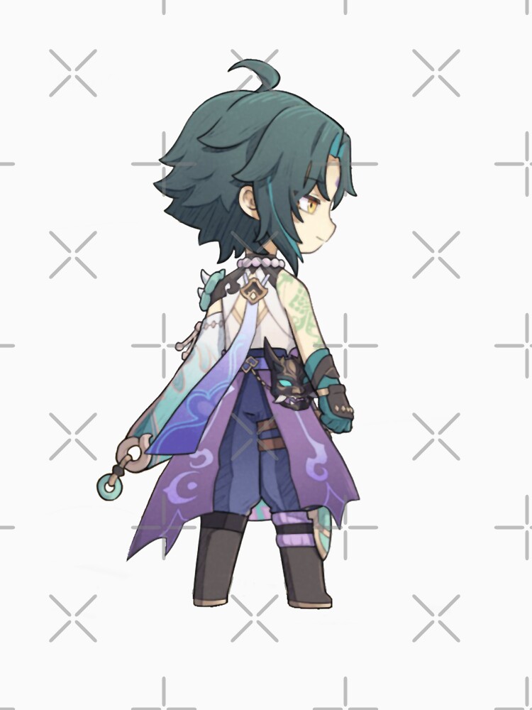 "Chibi Xiao Smiling - Genshin Impact" T-shirt for Sale by snowfeline ...