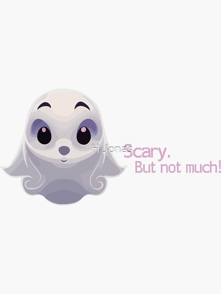 "Spooky. But not much! Fun halloween." Sticker for Sale by hjonas ...