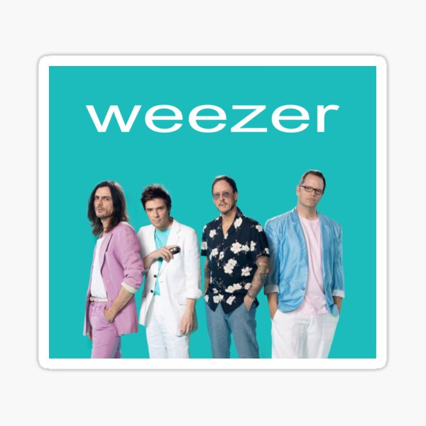 "weezer " Sticker for Sale by febrian64 | Redbubble