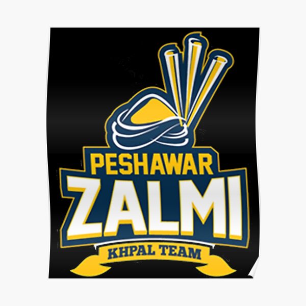 "Peshawar Zalmi cricket team logo " Poster for Sale by FreshMercDesign ...