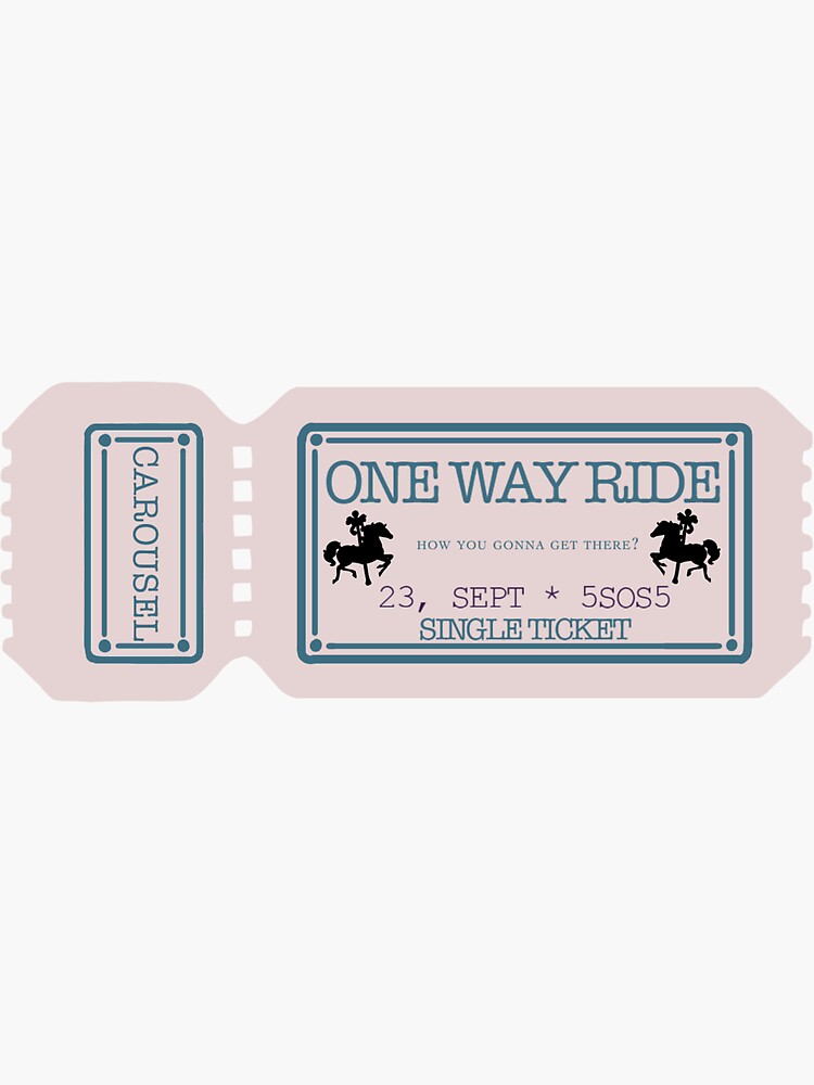 "Carousel - 5sos" Sticker for Sale by designsby-leila | Redbubble