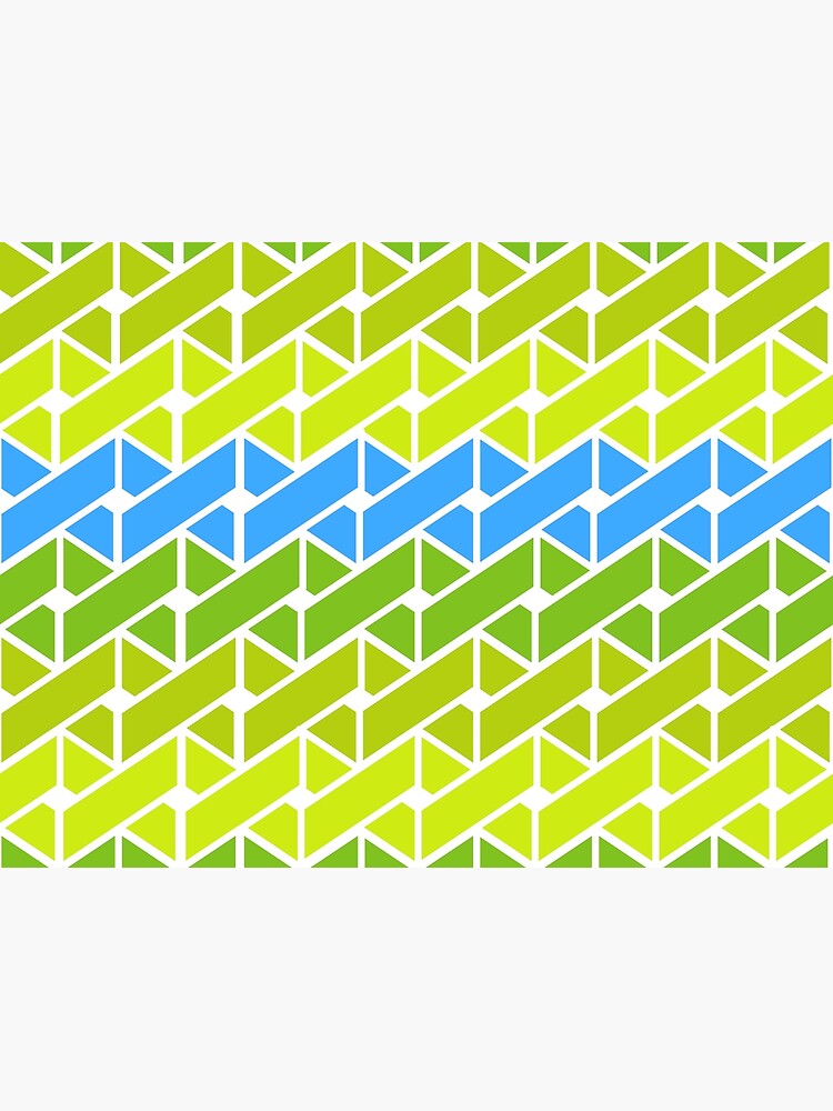 "Patterned green and blue " Poster for Sale by TRIION | Redbubble