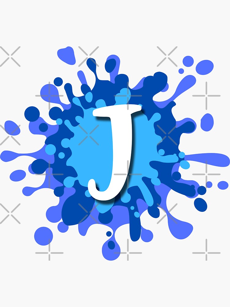 "Letter J" Sticker for Sale by HiCuteVision | Redbubble