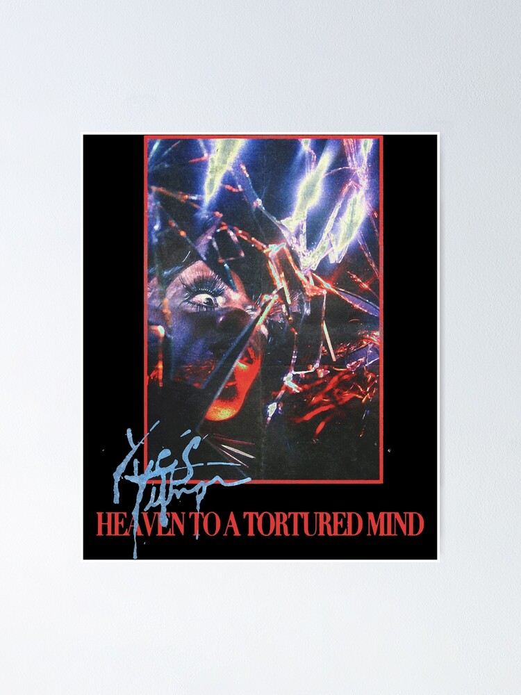 "Heaven to a tortured mind poster tee" Poster for Sale by WilliamBodley ...