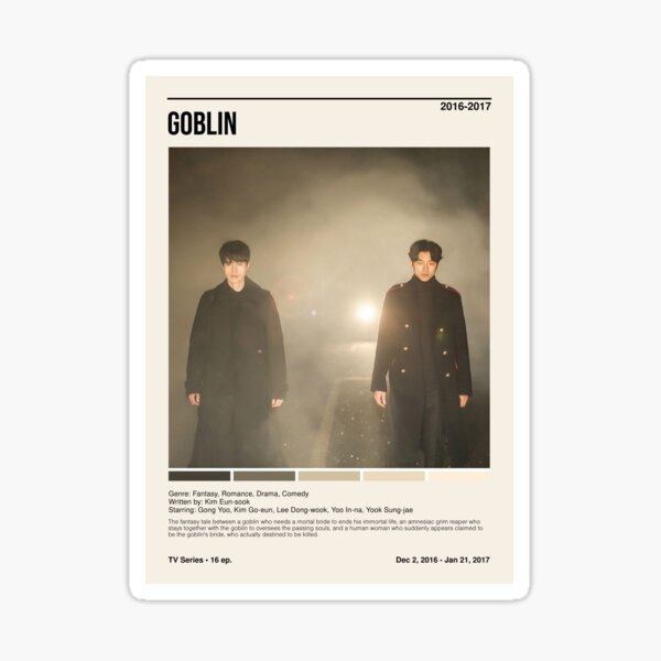 "Goblin / 2016-2017 (kdrama)" Sticker for Sale by LadyPPink | Redbubble