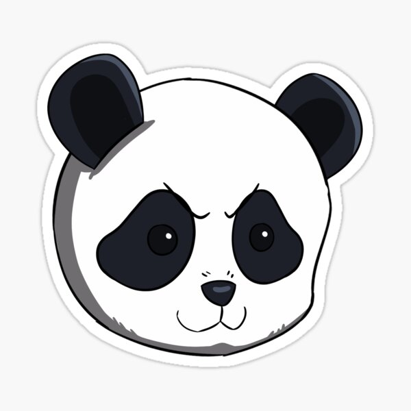 "Panda Senpai (Head Only) - Jujutsu Kaisen Chibi ver" Sticker for Sale ...