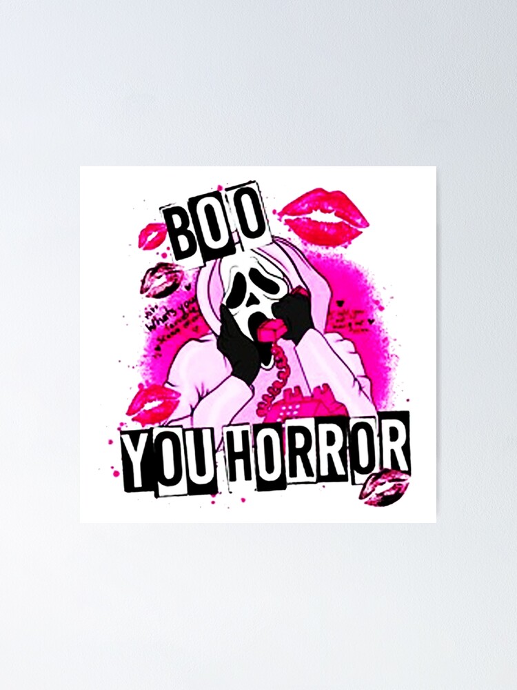 "Boo You Horror" Poster for Sale by romomahfud | Redbubble