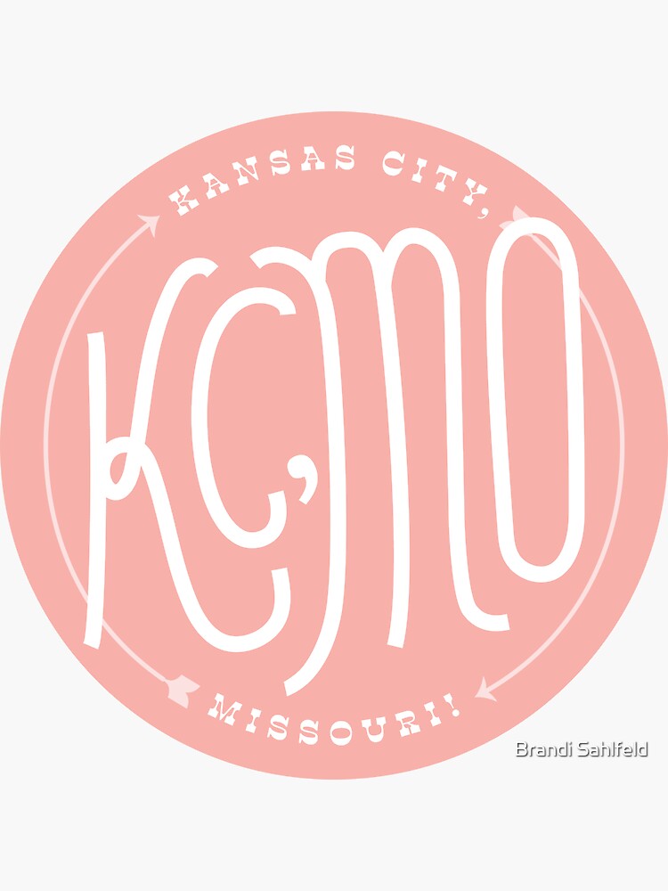 "Kansas City Series: Pink" Sticker for Sale by brandisahlfeld | Redbubble