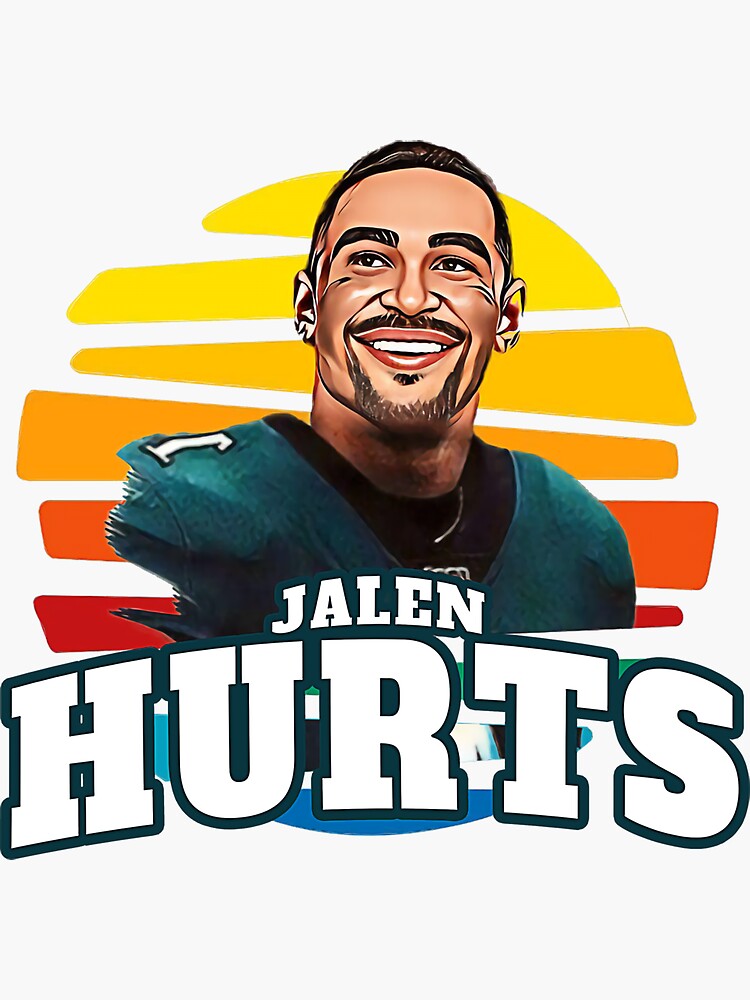 "Jalen Hurts 14" Sticker for Sale by DonnasAdams | Redbubble