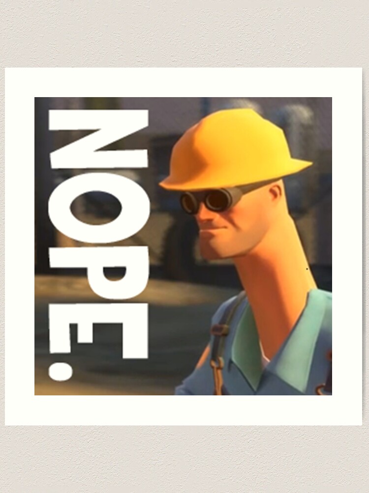 Engineer Tf2 Nope Pop Up Engi Head [Team Fortress 2] [Sprays]