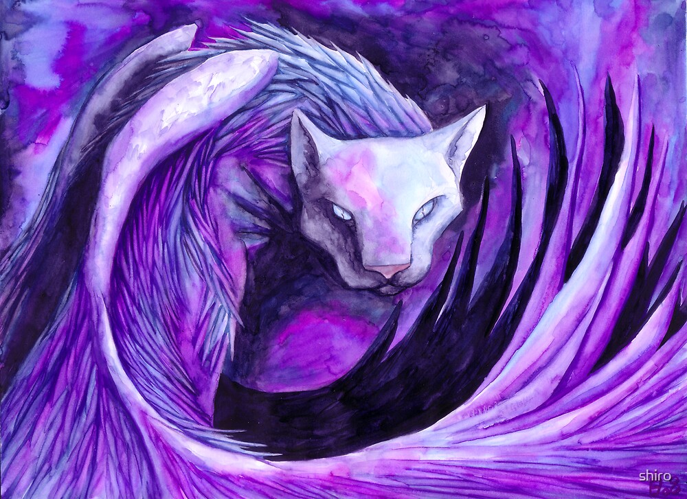 "Spirit-cat" by shiro | Redbubble