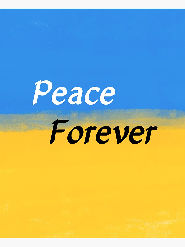 "Peace Forever" Sticker for Sale by yinoma | Redbubble