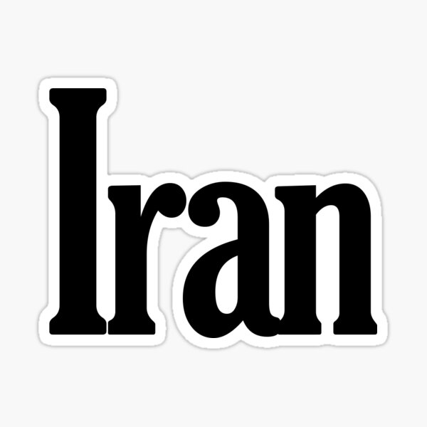 "Iran" Sticker for Sale by FTML | Redbubble