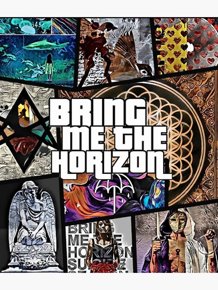 "BMTH COLLAGE" Sticker for Sale by EugeneMcCaffert | Redbubble