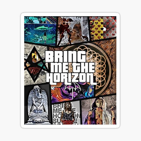 "BMTH COLLAGE" Sticker for Sale by EugeneMcCaffert | Redbubble
