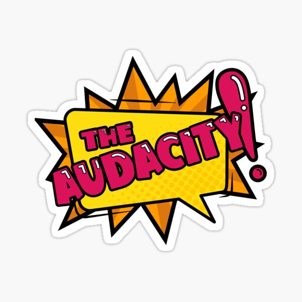 "PopArt The Audacity Exclamation Point Bubble" Sticker for Sale by Gay ...