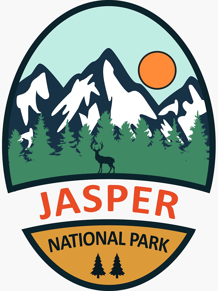 "Jasper National Park" Sticker for Sale by Cool-Craze | Redbubble