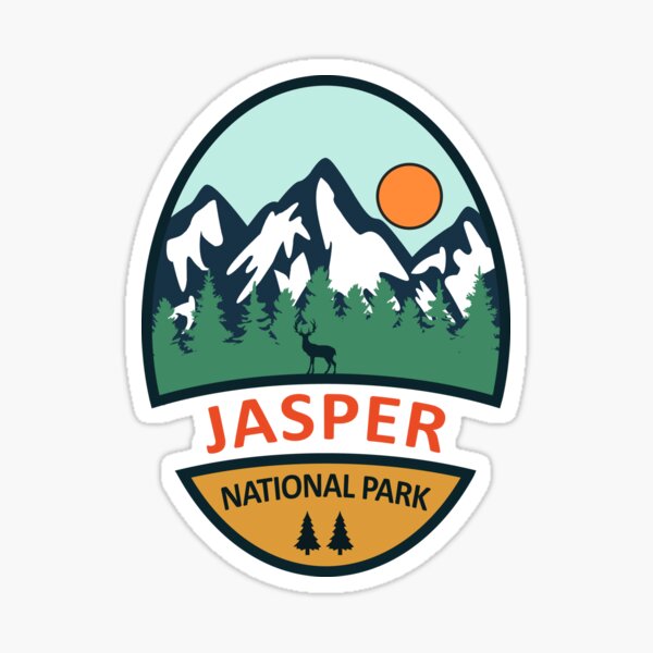 "Jasper National Park" Sticker for Sale by Cool-Craze | Redbubble