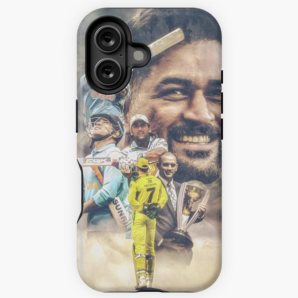 "MS Dhoni Wallpaper" Sticker for Sale by ArtParadox | Redbubble