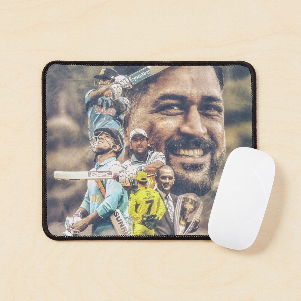 "MS Dhoni Wallpaper" Sticker for Sale by ArtParadox | Redbubble
