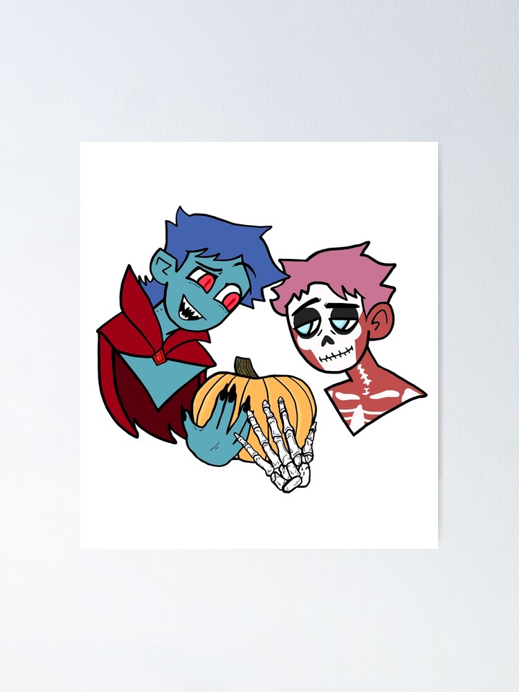 "Sam & Alex Halloween Transparent" Poster for Sale by eriepie | Redbubble