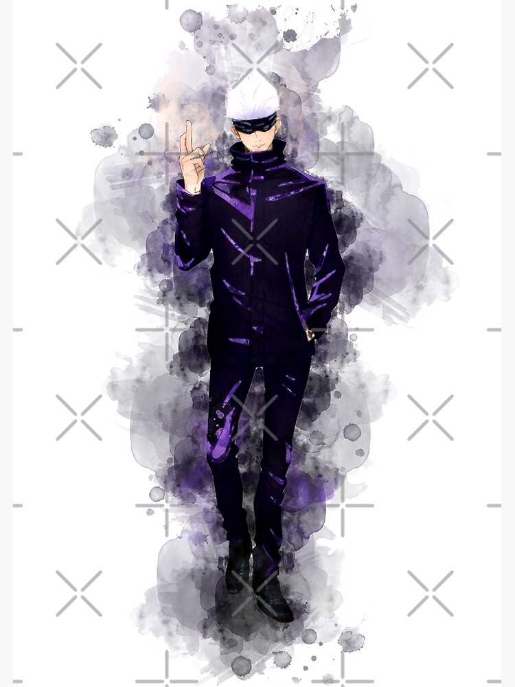 "Jujutsu Kaisen - Satoru Gojo (watercolor)" Poster for Sale by MnA ...