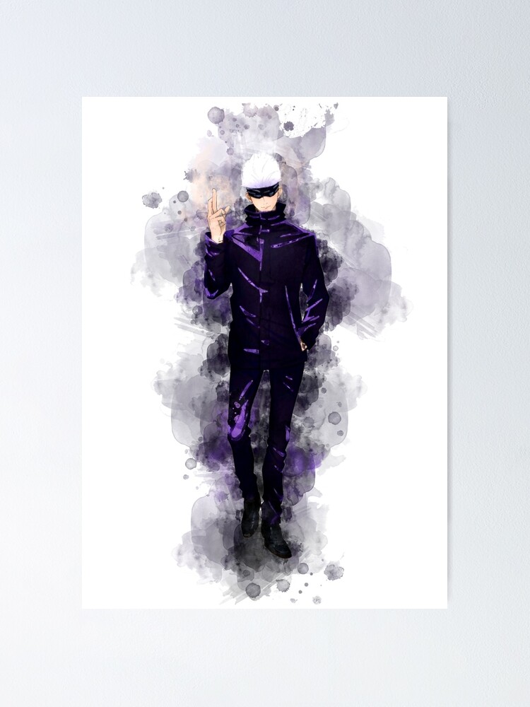 "Jujutsu Kaisen - Satoru Gojo (watercolor)" Poster for Sale by MnA ...