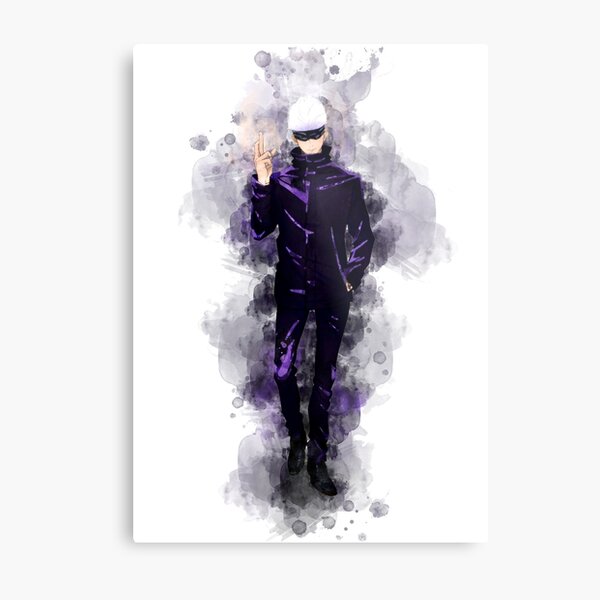 "Jujutsu Kaisen - Satoru Gojo (watercolor)" Metal Print for Sale by MnA ...