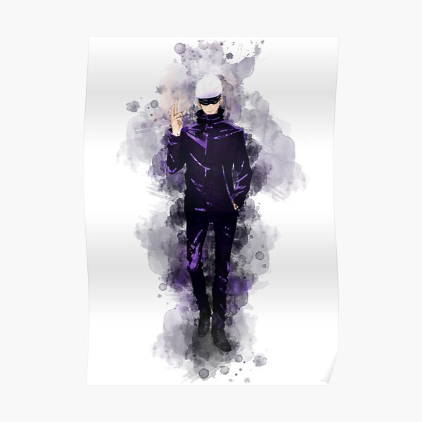 "Jujutsu Kaisen - Satoru Gojo (watercolor)" Poster for Sale by MnA ...