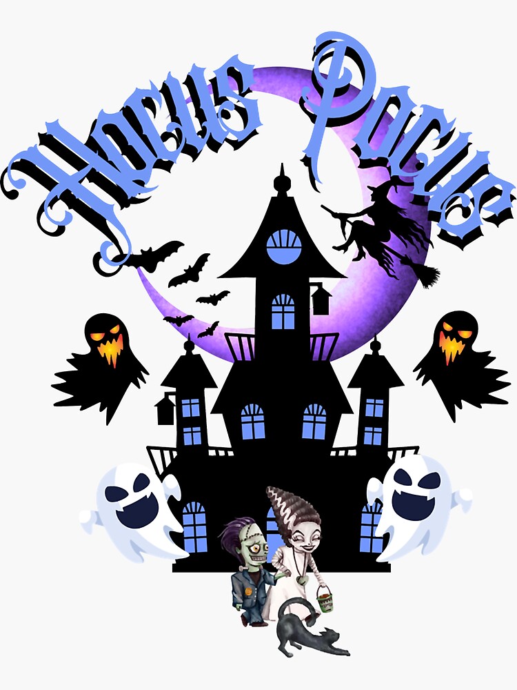 "Hocus Pocus Halloween Haunted House Frankenstein FunnyMoFo funnymofo ...
