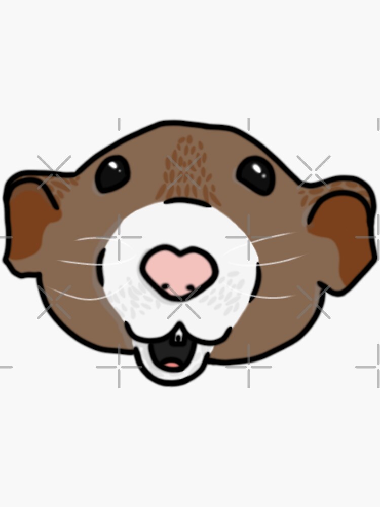 "Smiling Rat" Sticker for Sale by SakuraMoArt | Redbubble